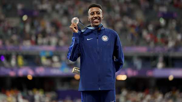 Yared Nuguse goes from Manual track star to Olympic bronze winner