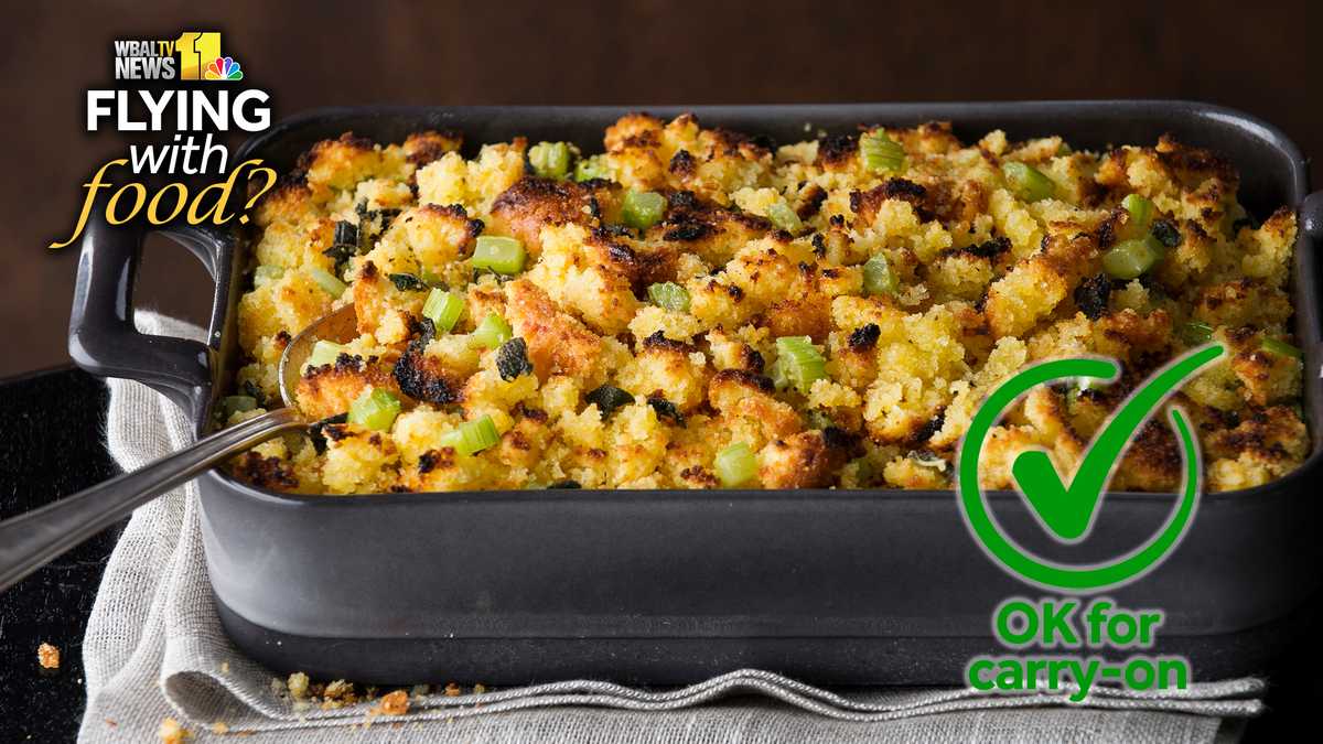 Flying with food? Here's what's allowed through security