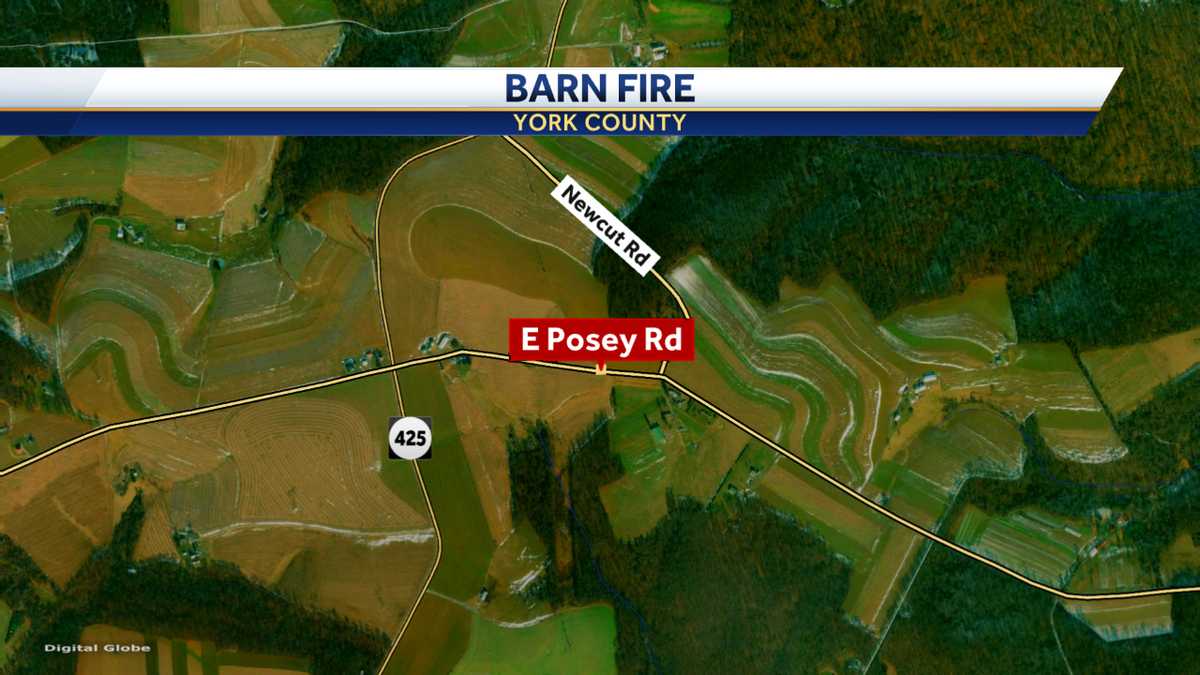 Barn in York County destroyed by fire