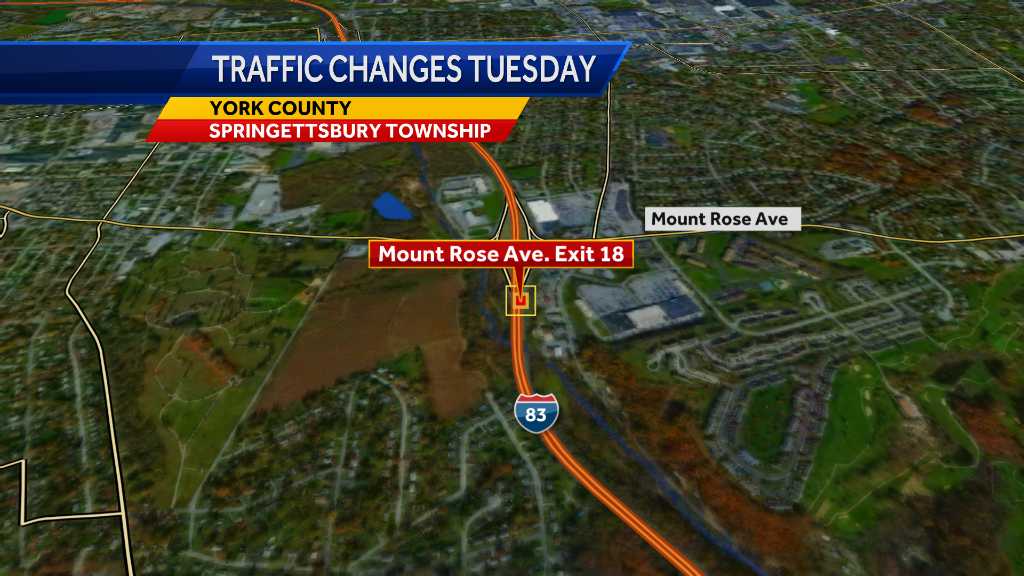 Construction scheduled for I-83 in Springettsbury Township