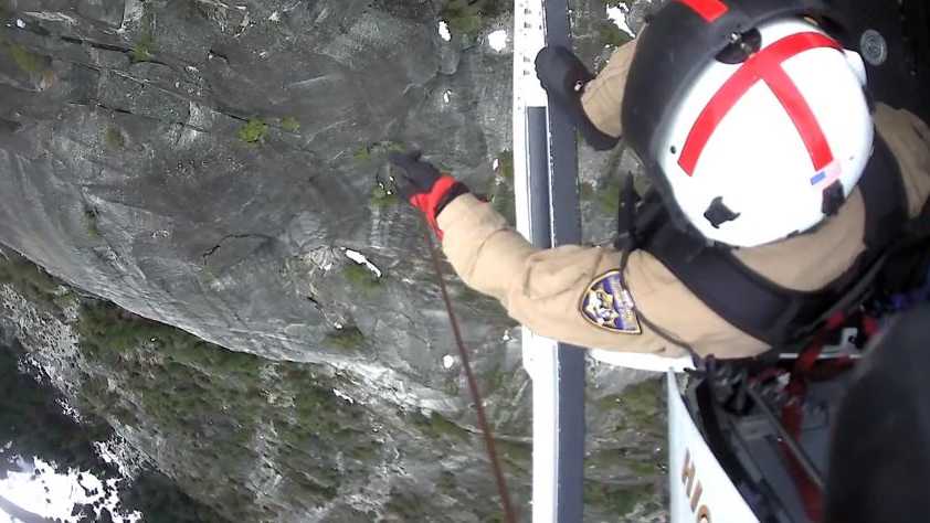 Video: CHP helps rescue hikers in Yosemite National Park