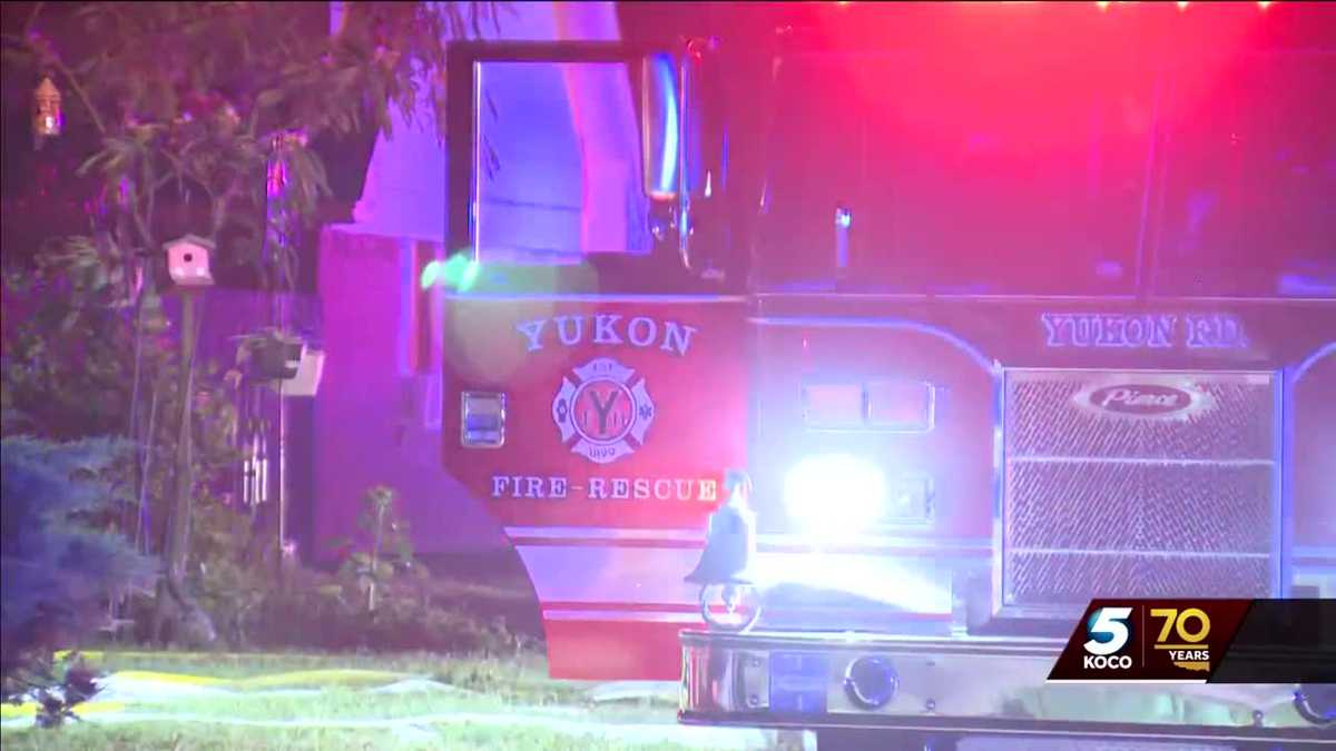 Yukon crews respond to house fire; 2 residents escape to safety