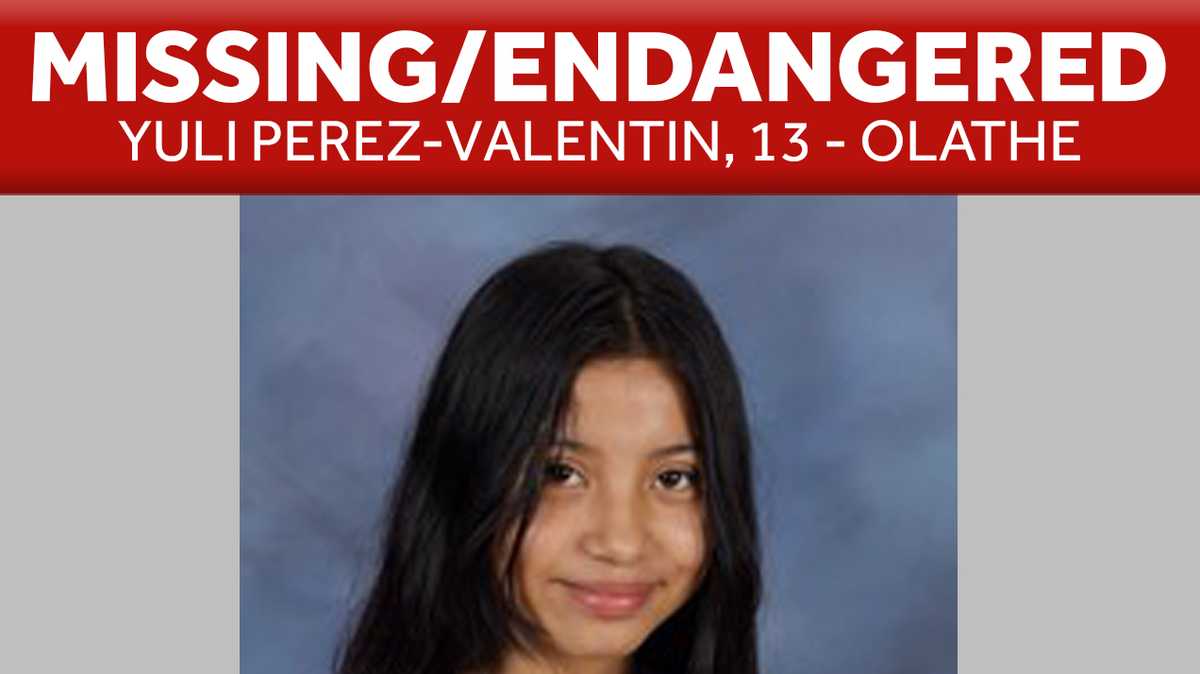 Olathe police: Missing, endangered 13-year-old found safe
