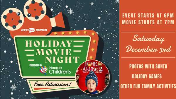 Louisville's KFC Yum! Center brings back free holiday movie event