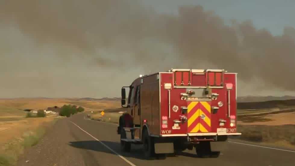 Fire near Zamora flares up after evacuation orders lifted