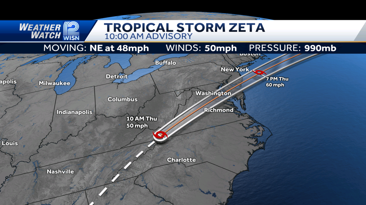 Hurricane Zeta and 2020's historic hurricane season