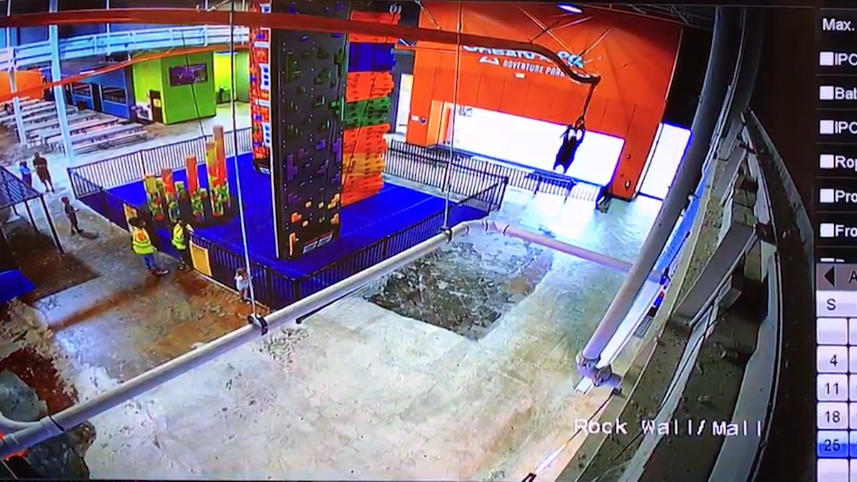 Fall from Central Florida zip line caught on camera