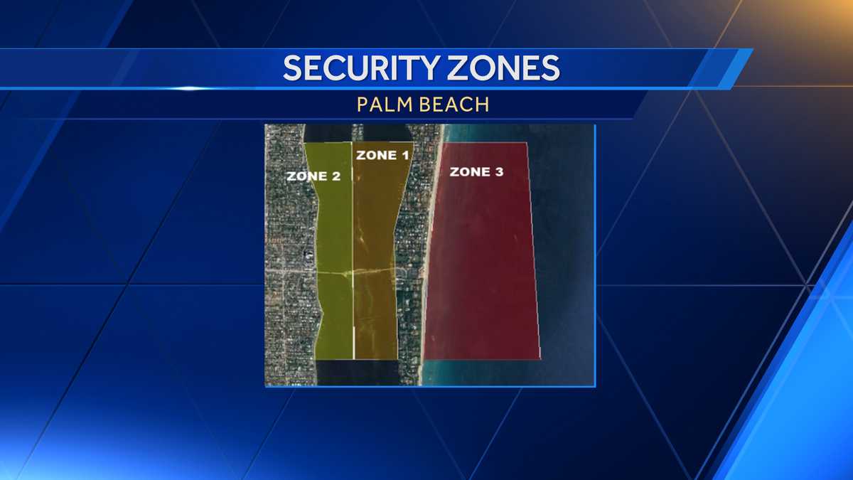 Security zones scheduled for Trump's visit to Palm Beach County