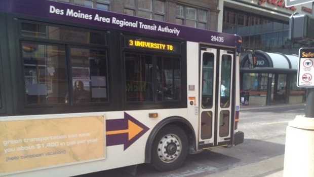 Des Moines Area Regional Transit Authority: Bus ridership up 7%