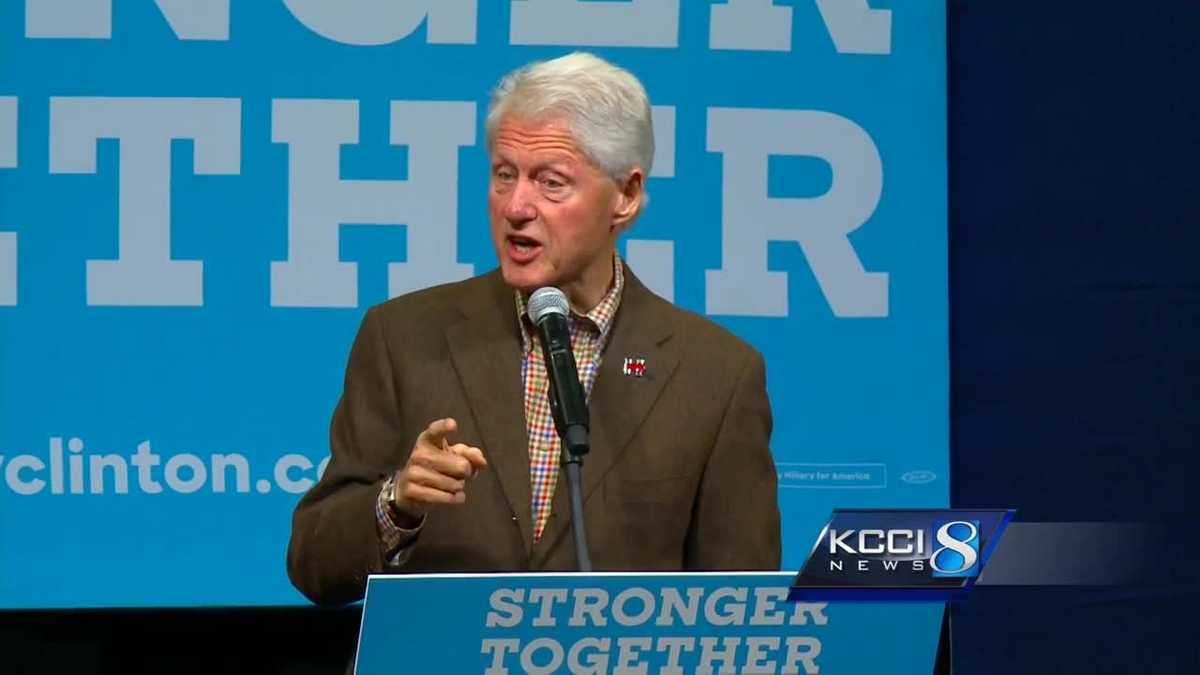 Bill Clinton, Tim Kaine to campaign in Iowa