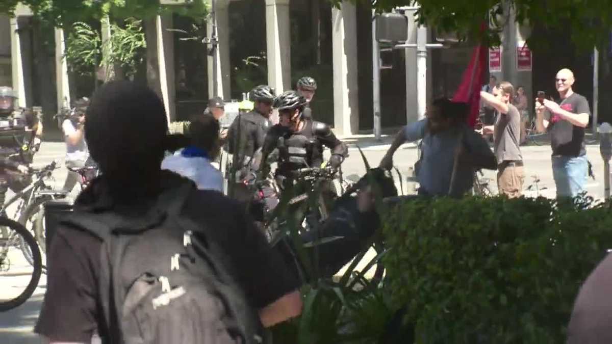 2 arrested in connection with violent 2016 riot outside California Capitol