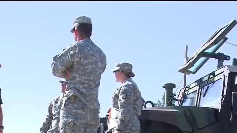 New Mexico National Guard members teaching in Alamogordo