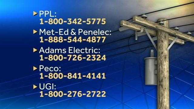 Numerous power outages reported Numerous power outages reported
