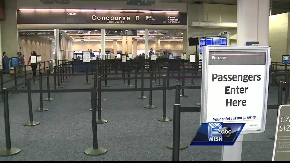 Coronavirus: Passenger traffic down 96% at MKE
