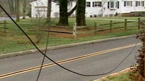 Downed tree, power lines reported on North Bend Road in Francisville