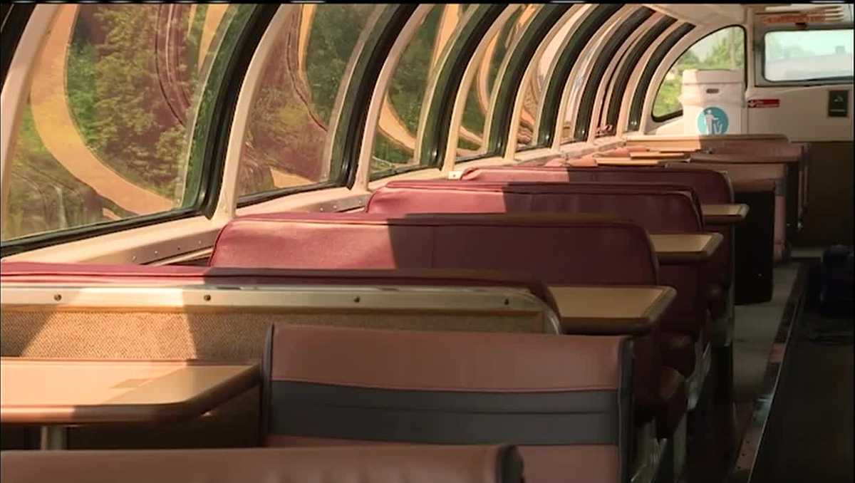 Amtrak again brings back 1955 dome rail car to Downeaster
