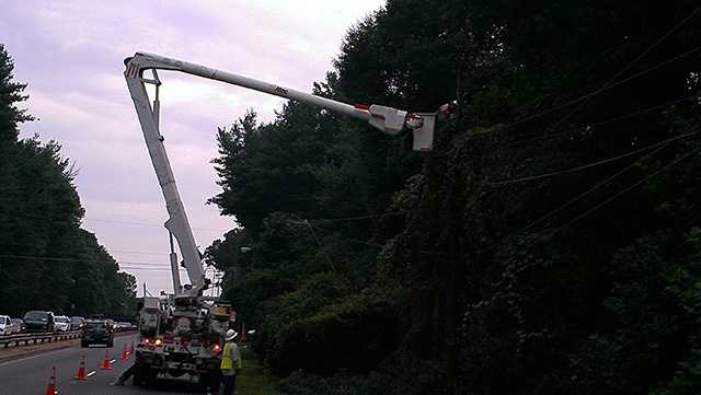 Power outage updates for North Carolina as Helene hits