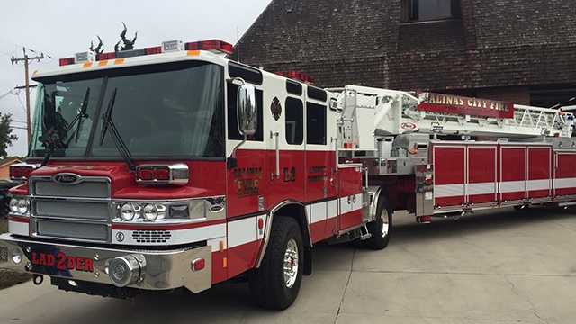 Salinas firefighters respond to fully involved truck fire on West ...