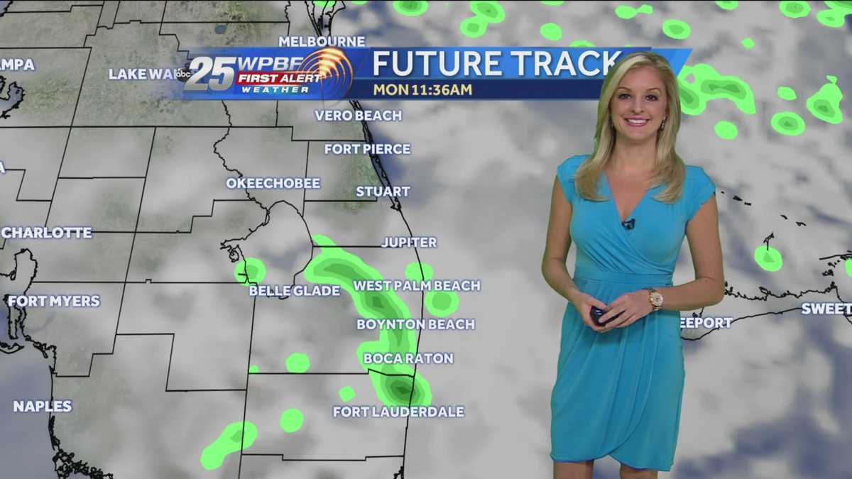 Taylor Grenda gives the forecast Tuesday on Invest92L