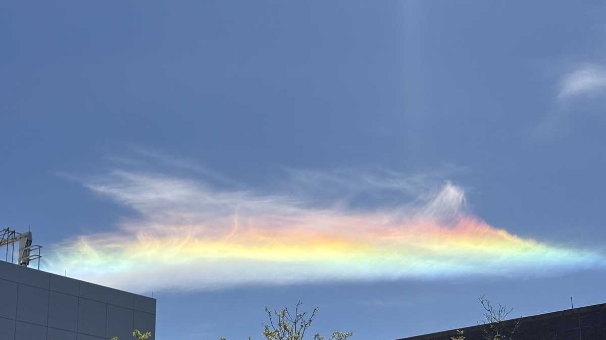 PHOTOS: Big 'rainbow cloud' dazzles skies around Louisville