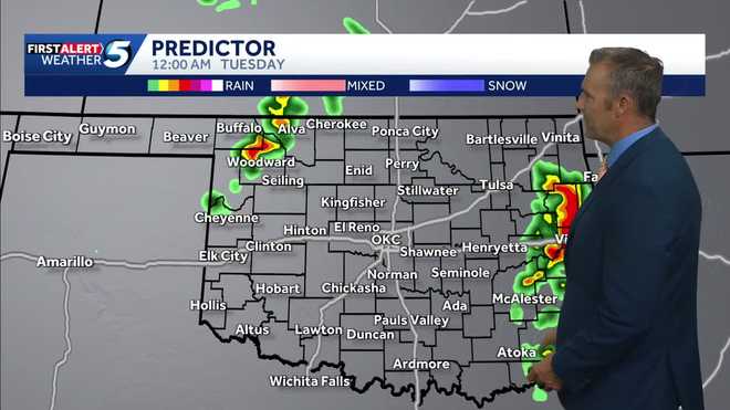 Oklahoma to see storms with risk of hail, strong winds on Monday