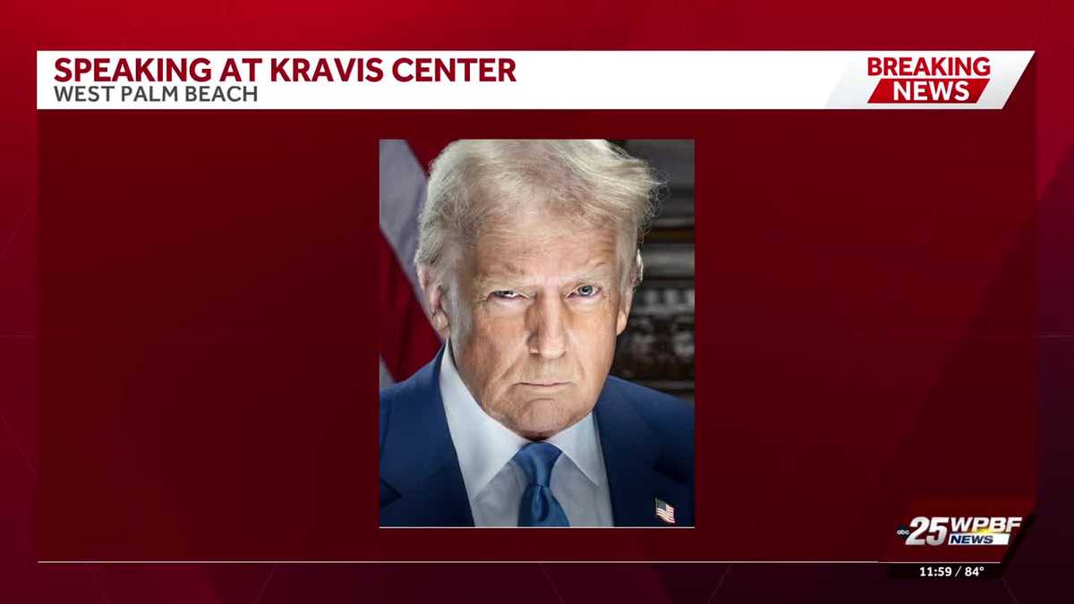 President Trump to speak at Kravis Center in West Palm Beach