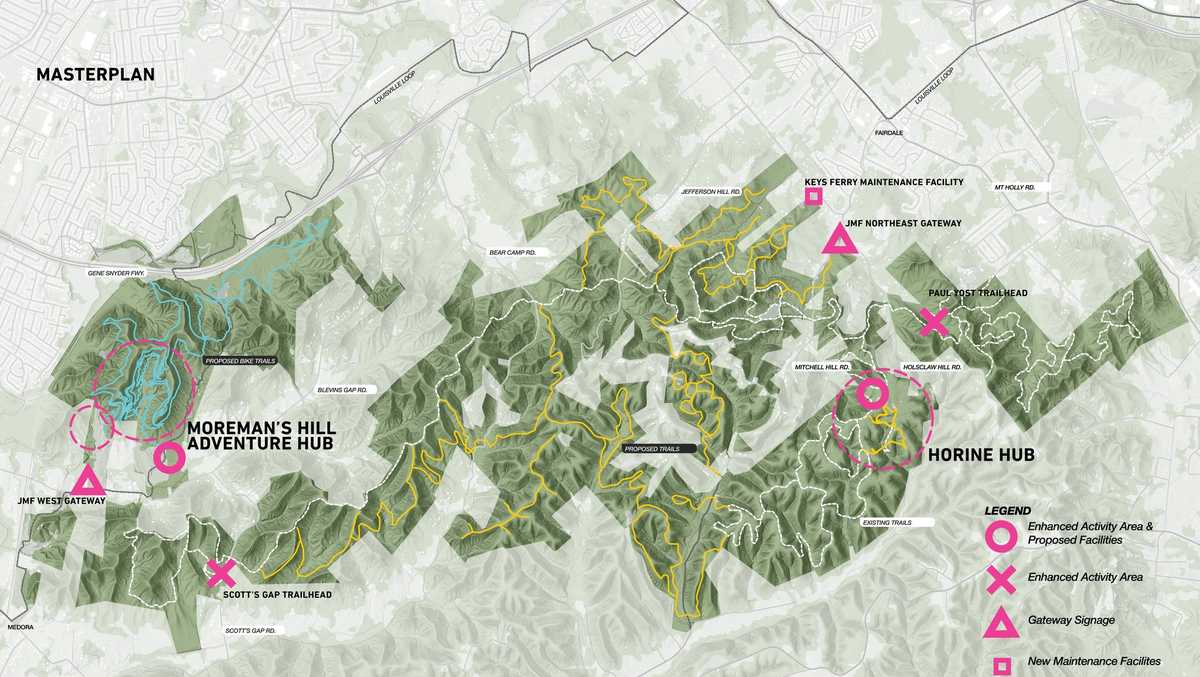 RENDERINGS: Master plan for Jefferson Memorial Forest