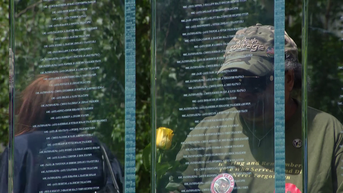 Massachusetts Fallen Heroes Memorial rededicated in emotional ceremony