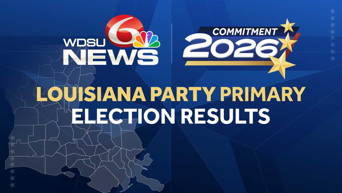Louisiana party primary election results