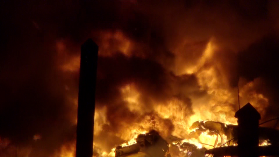 12 boats destroyed in fire at Cottage Park Yacht Club in Winthrop ...