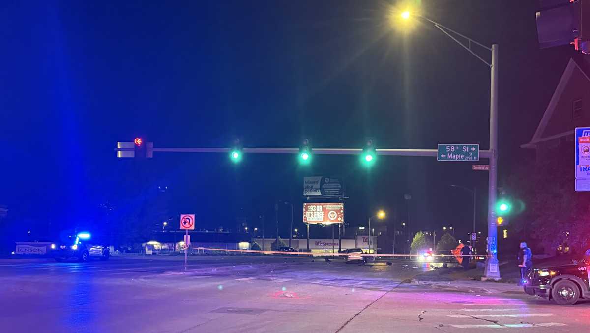 Omaha crash sends two people to the hospital