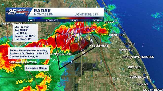 Strong storms and major heat risk in South Florida Monday