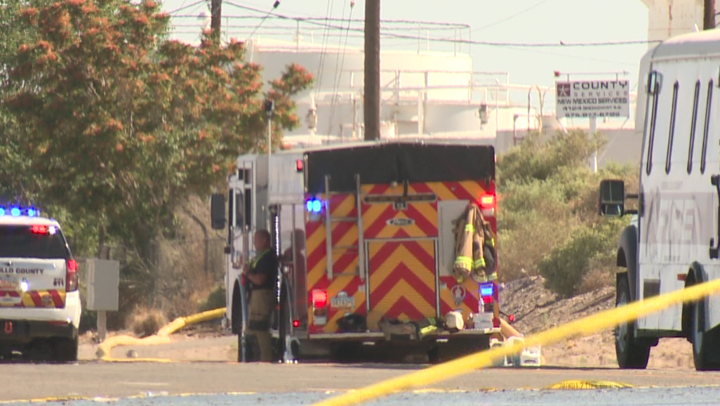 Fire crews contain recycling plant fire in South Valley