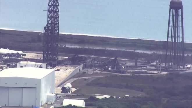Blue Origin rocket explosion: Charred remains at Cape Canaveral