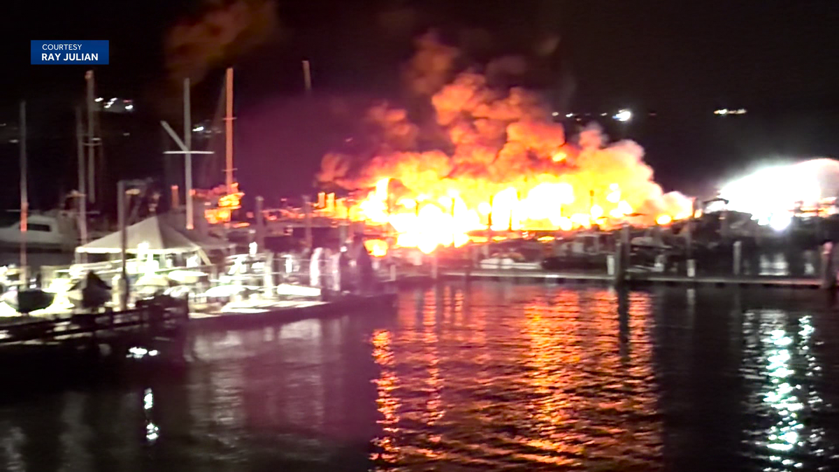 12 boats destroyed in fire at Cottage Park Yacht Club in Winthrop ...
