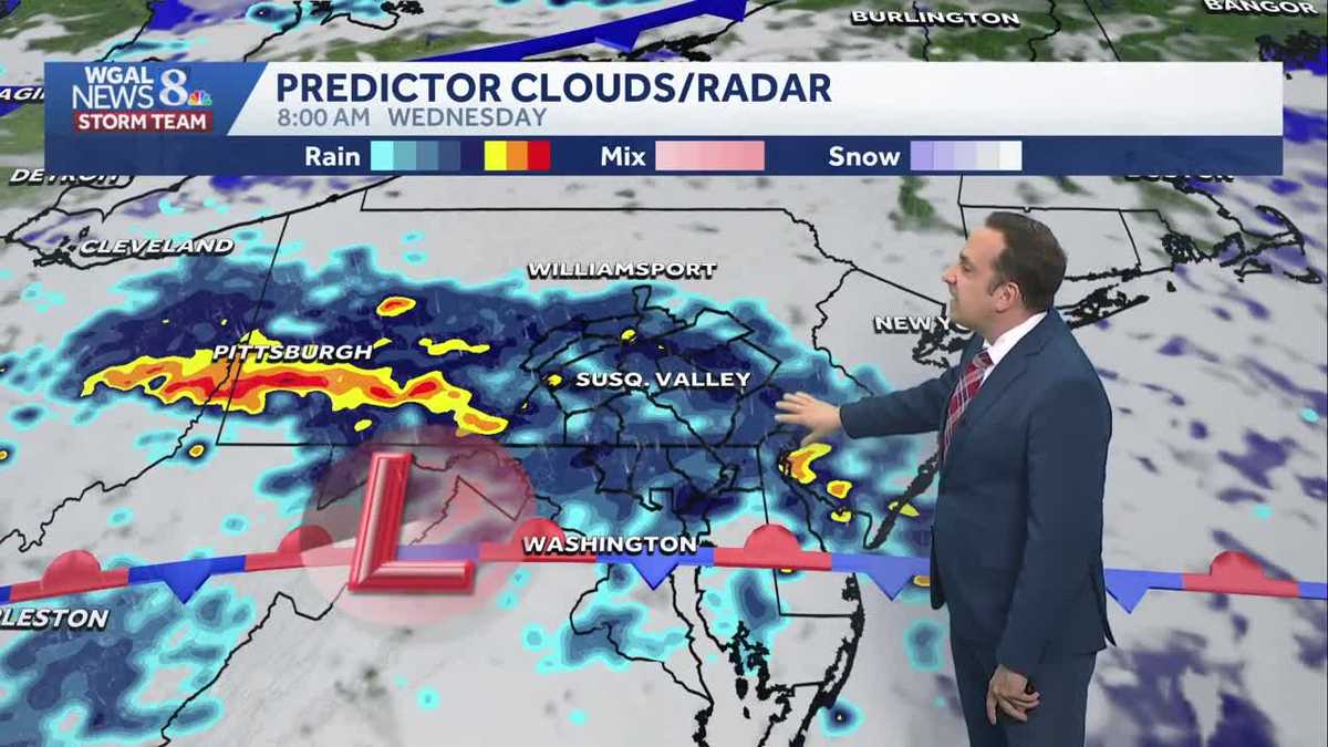 Warmer Tuesday; Wet Weather Returns Wednesday