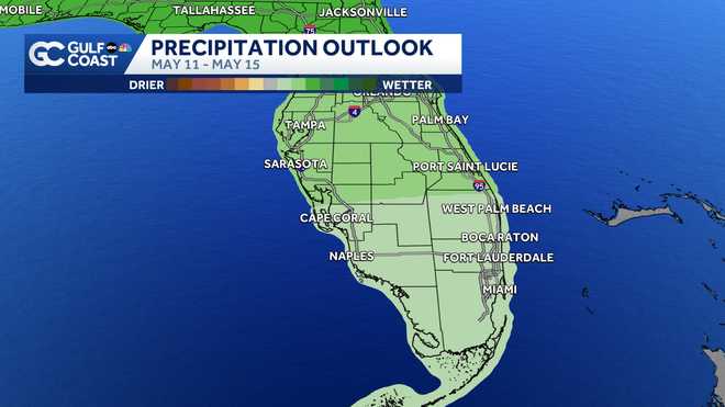 When will rainy season in Southwest Florida begin this year?