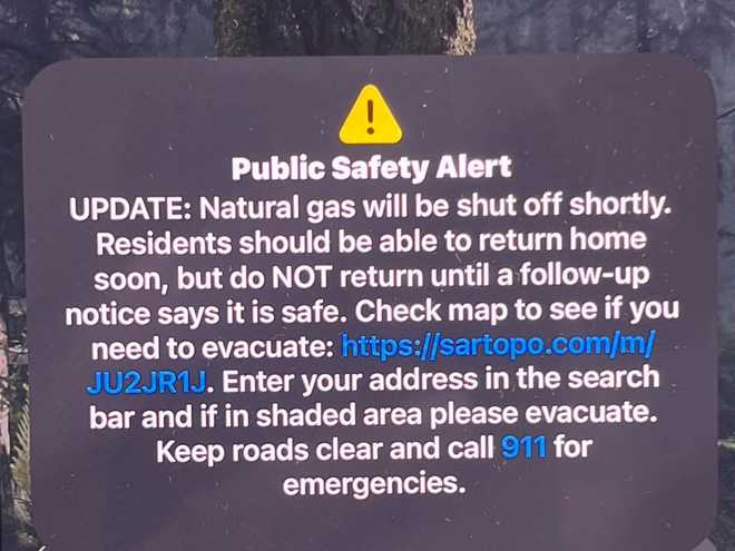 Natural gas leak evacuation in Spartanburg County