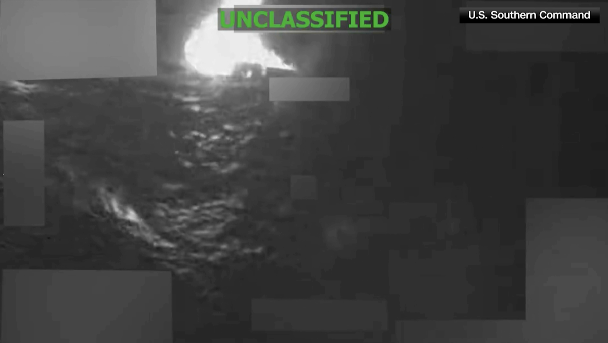 Us Launches Deadly Strike On Alleged Drug Boat Believed To Be The