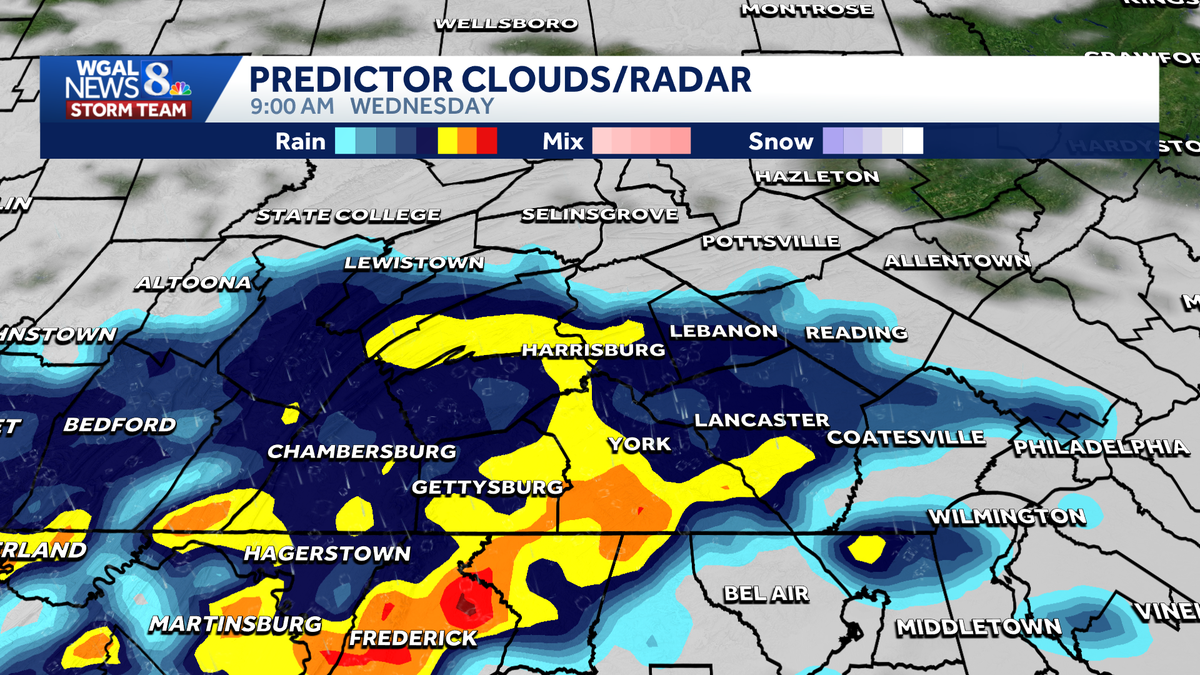Pa. weather: Thunder, heavy rain and ponding possible