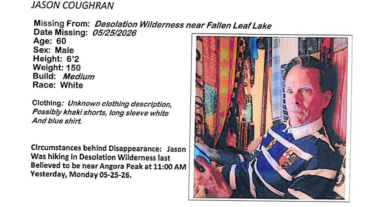 Deputies search for hiker who went missing in El Dorado County