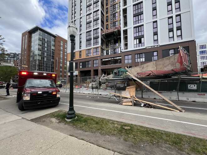 Construction worker alive after 30-foot fall from building in Madison