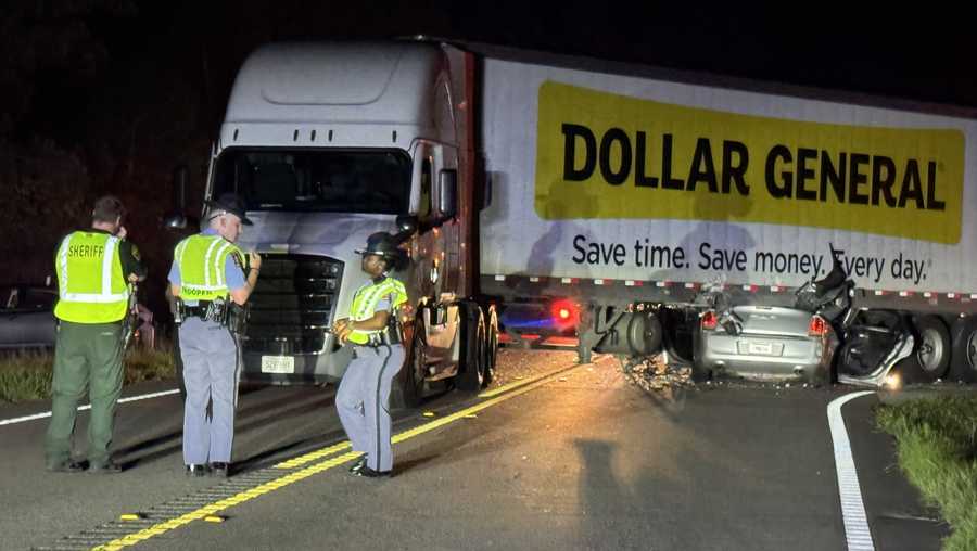 One person killed in tractor-trailer crash in McIntosh County - WJCL