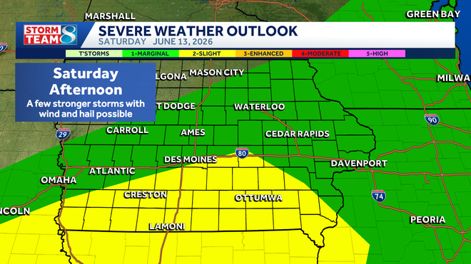 Iowa weather: Severe storms push across the state