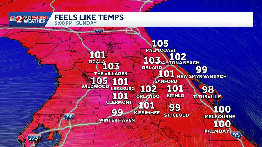 Temperatures to rise drastically across Central Florida