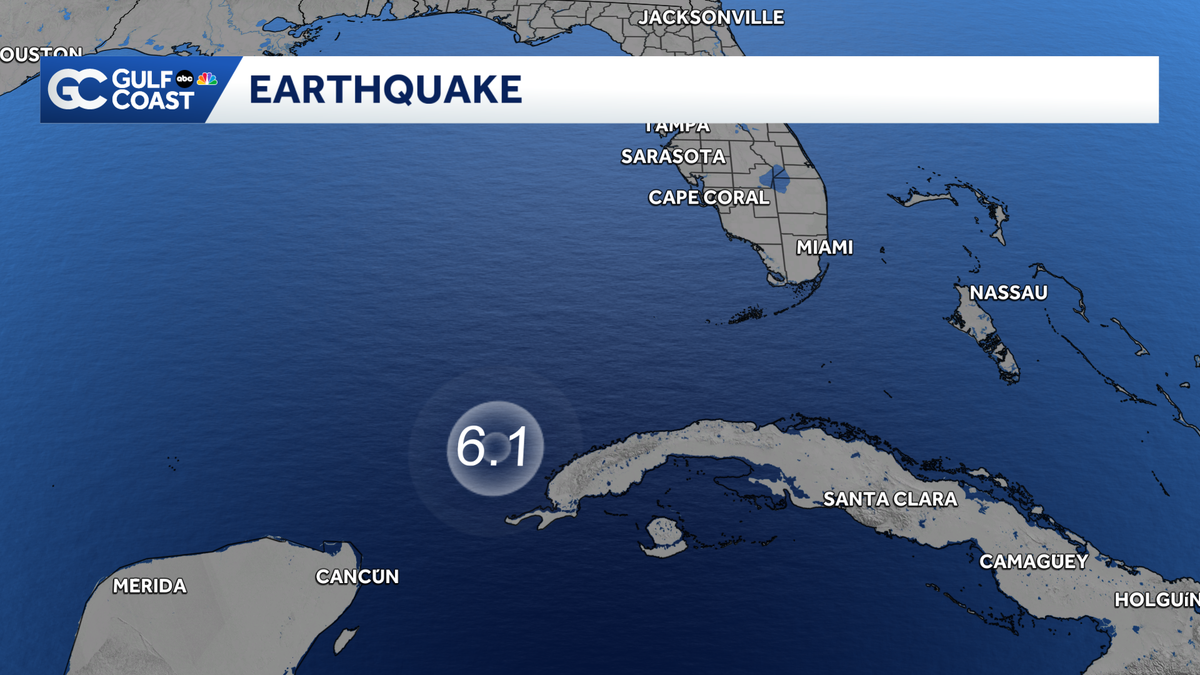 6.1-magnitude earthquake near Mantua, Cuba causes shaking to be felt ...