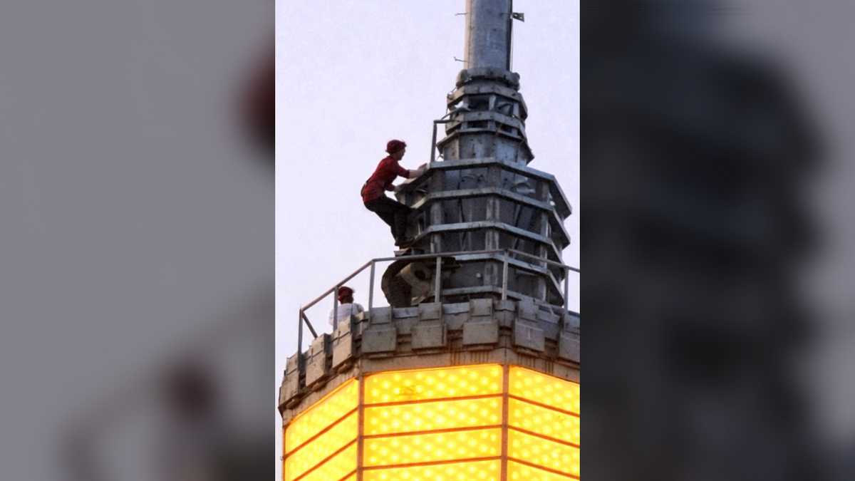 Search on for teens who climbed Old Hancock Tower weather beacon