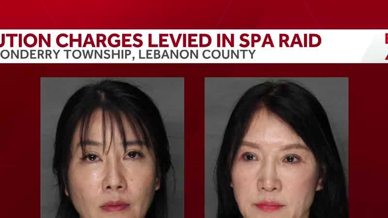 Lebanon County spa raided, two women accused of prostitution