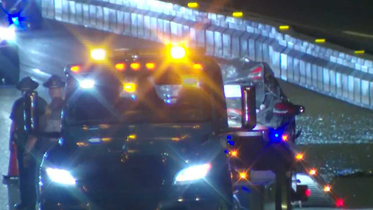 Massachusetts State Police trooper struck while working highway detail ...