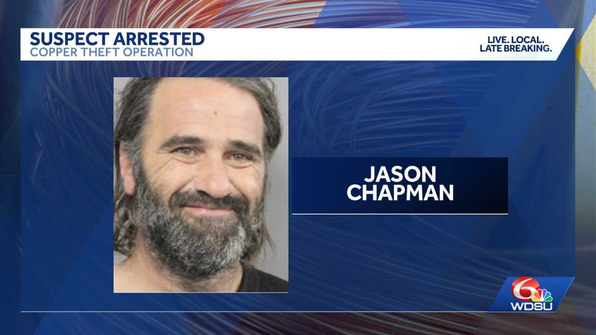 Suspect accused in large-scale copper theft scheme in Kenner